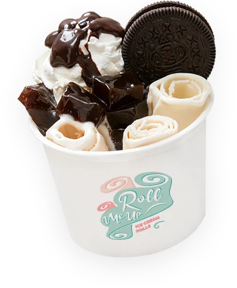 Fresh Ice cream rolls | Rolled ice cream cart hire | Roll Me Up